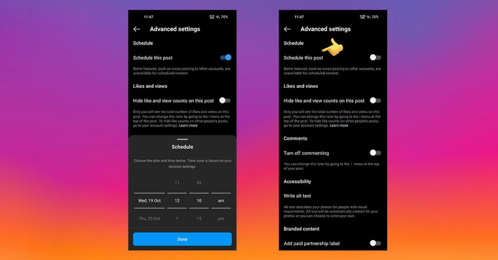 Instagram : vous pourrez bientôt programmer des publications