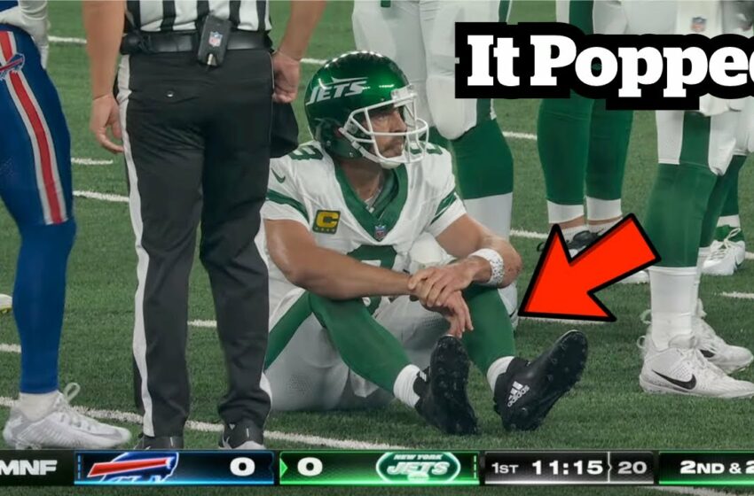 aaron rodgers injury full video