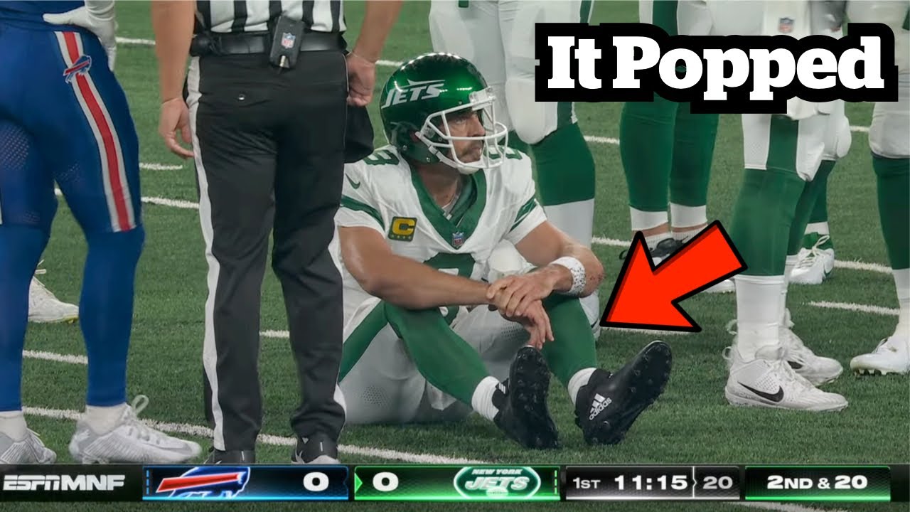 aaron rodgers injury full video