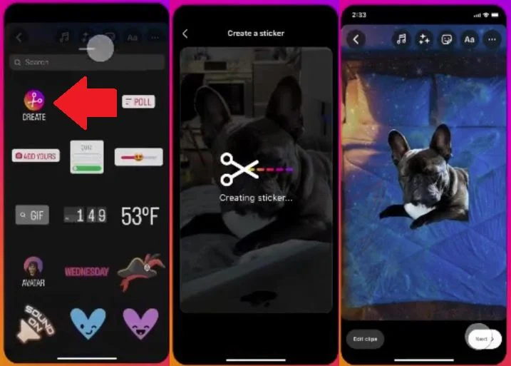 Instagram's New Photo Cut-Out Feature: Create Custom Stickers from Your ...