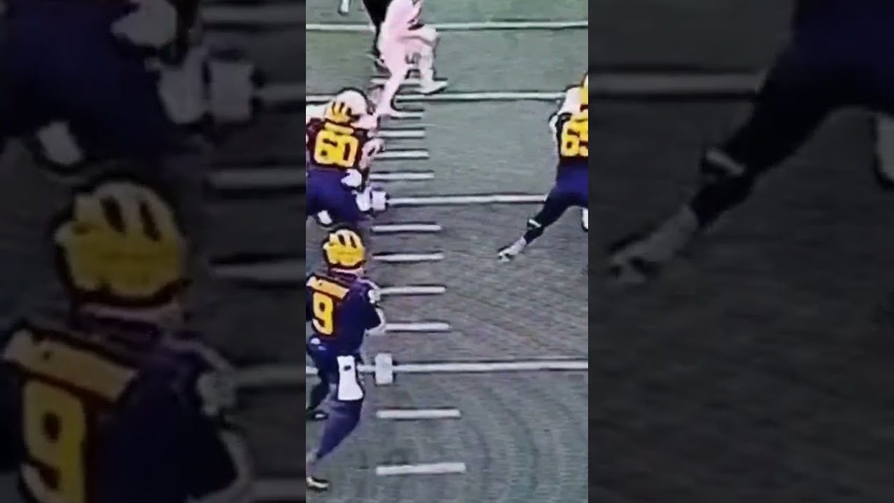 Video : Zak zinter injury vs ohio state