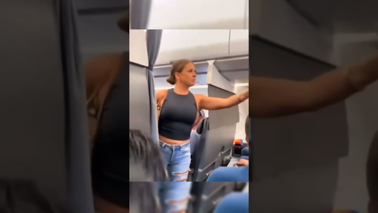 Viral Plane lady full video