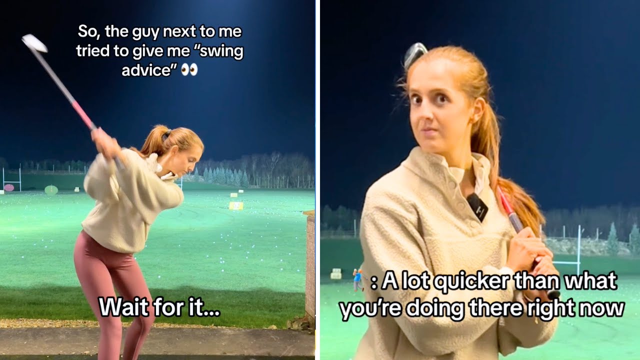 pga professional laughs off unwarranted advice from man at driving ...