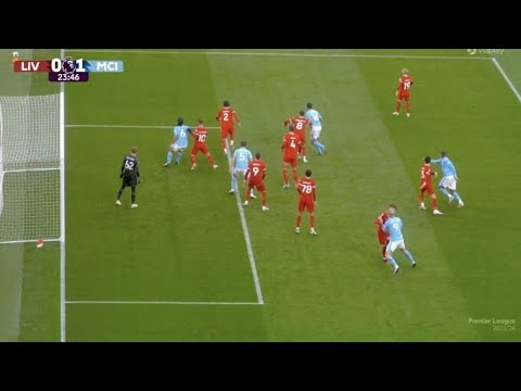 John stones goal, Liverpool vs Man City (0-1)