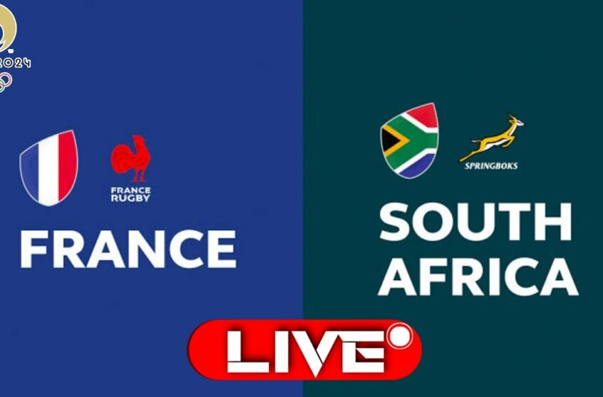 Olympics 2024 live : South Africa vs France